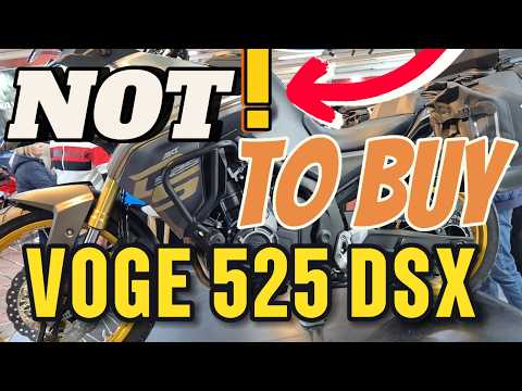VOGE 525 DSX Satın Almamak İçin En Önemli 5 Neden ve 3 Alternatif Motosiklet
