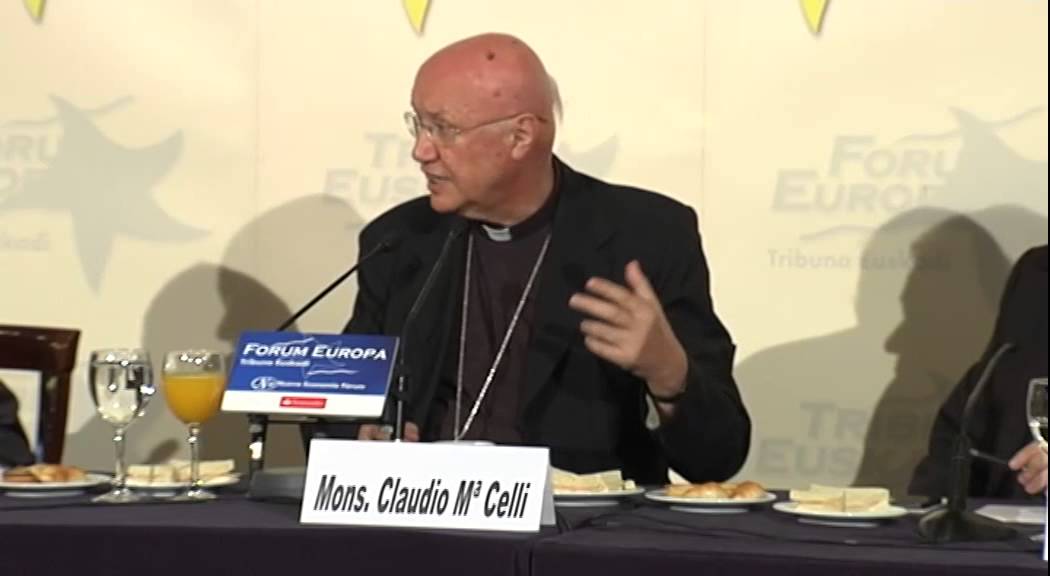 Fórum Europa Tribuna Euskadi con Claudio Maria Celli - YouTube