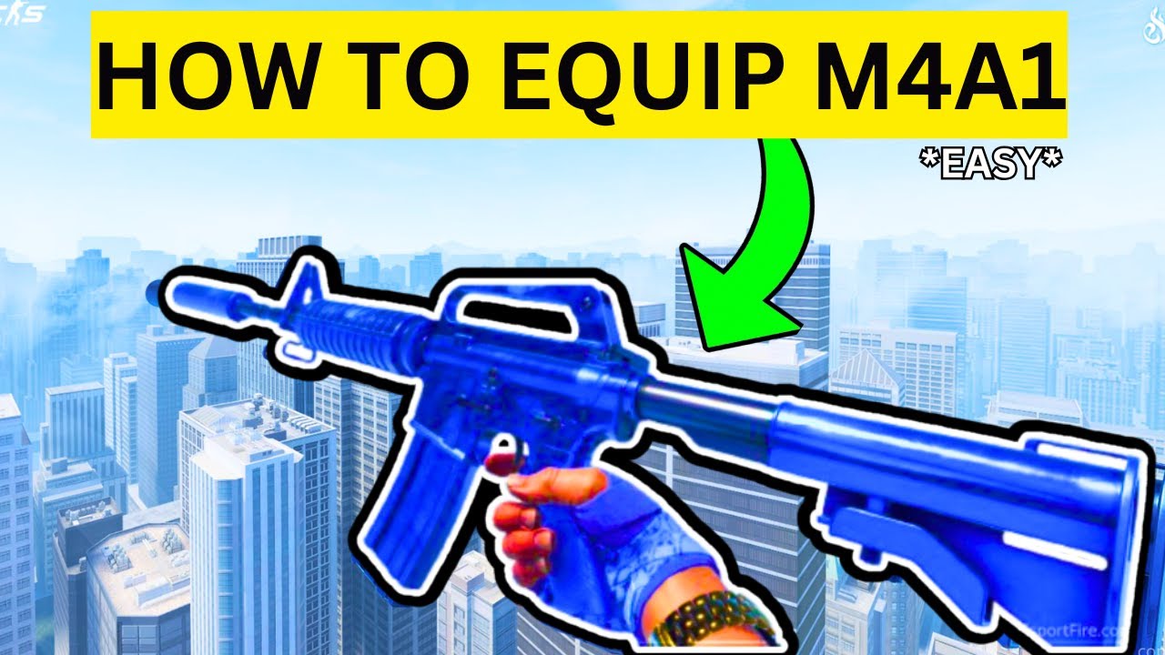 How To Equip m4a4 & m4a1 in CS2(EASY) - YouTube