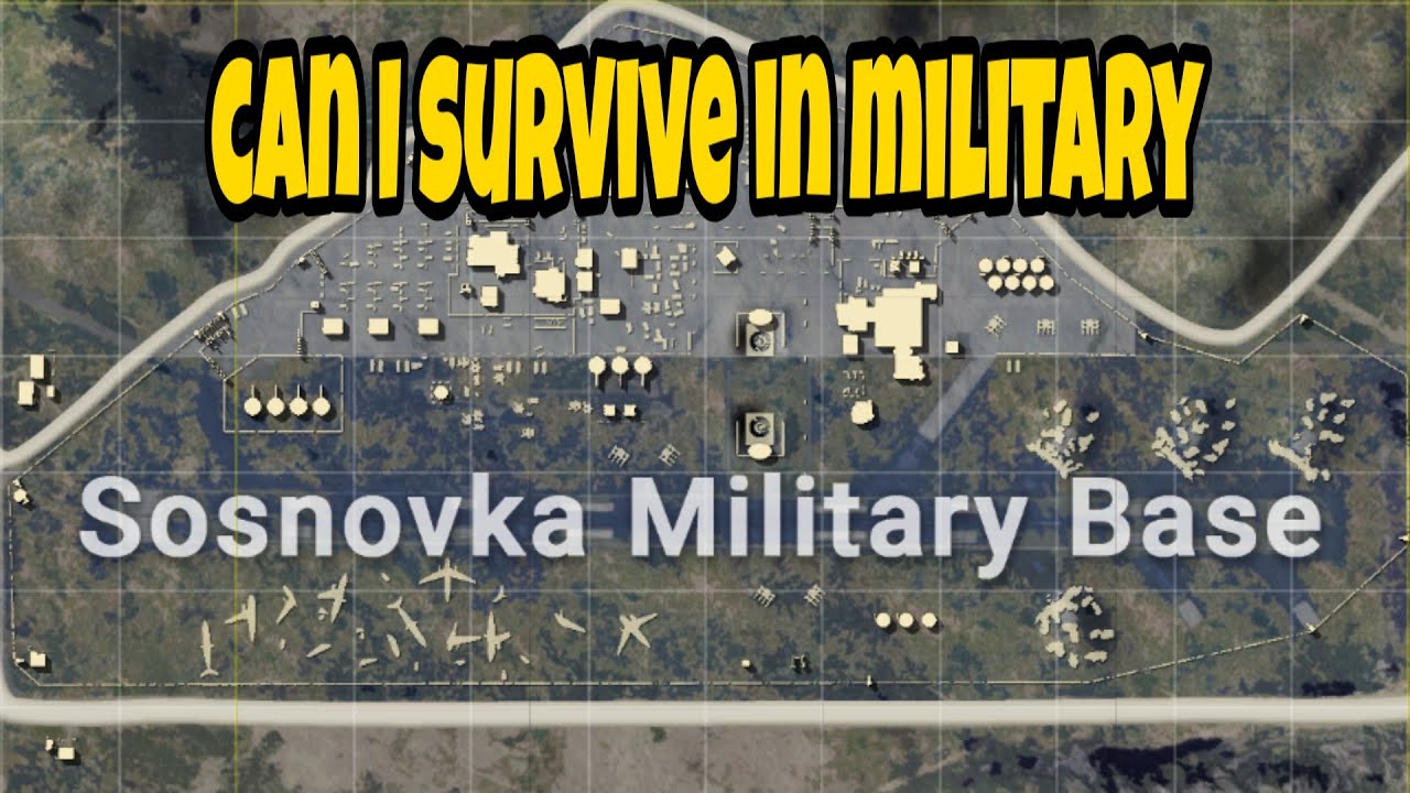 MILITARY BASE SURVIVE PUBG MOBILE - YouTube