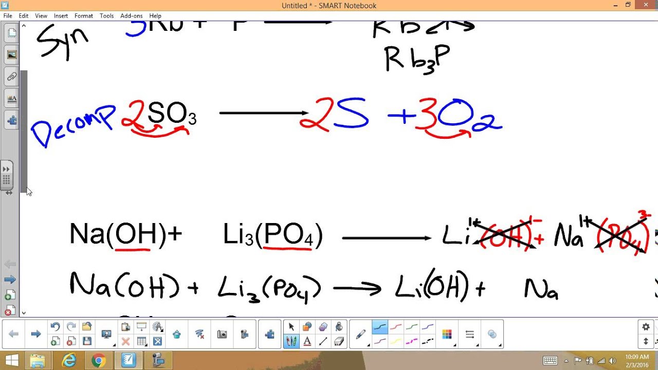 Chemical Reaction Examples - YouTube