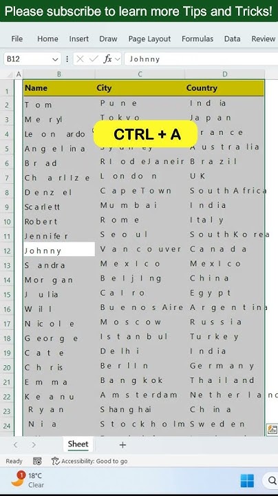 Pro Trick! Remove unwanted blanks in Excel #exceltips #exceltricks #excel #shorts - YouTube