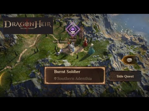 Dragonheir: Silent Gods- Burnt soldier side quest - YouTube