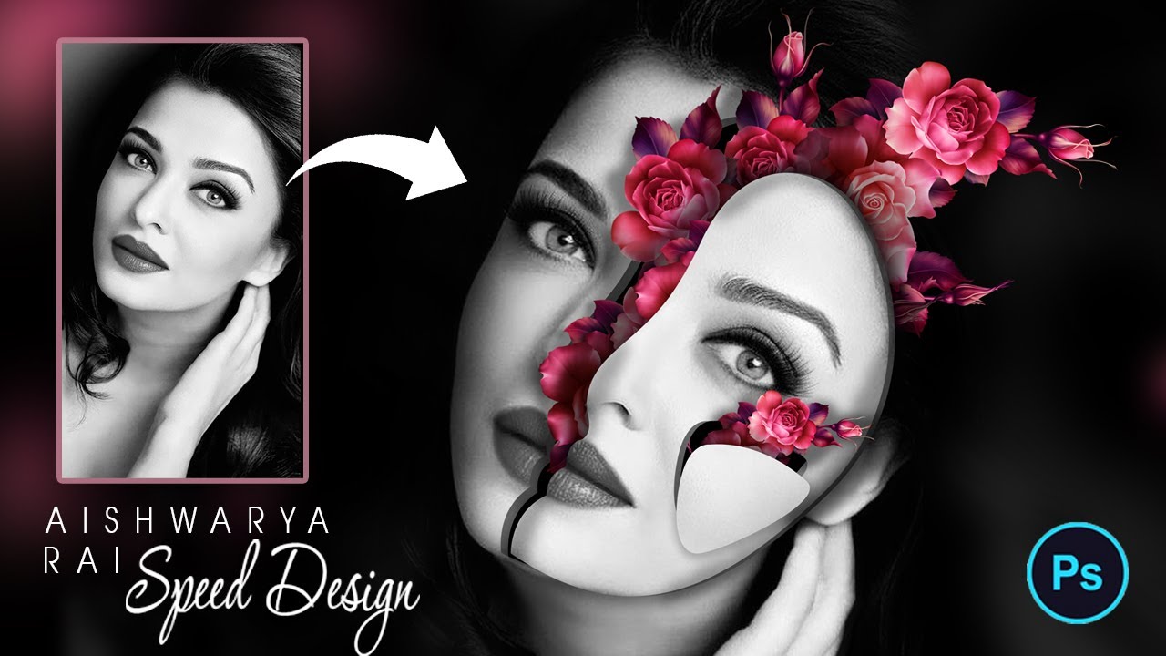 How to Create Face Manipulation | Aishwarya Rai | Photoshop Tutorial ...