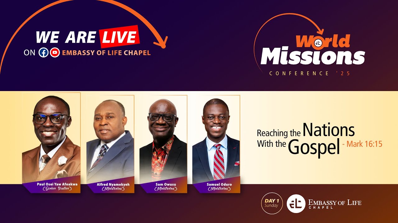 WELCOME TO OUR WORLD MISSIONS CONFERENCE DAY 1 (23RD NOVEMBER, 2025 ...