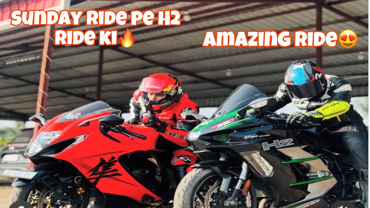 Kawasaki Ninja H2 Ride ki aaj🔥|| Sunday Ride😍|| H2 ke amazing features ...