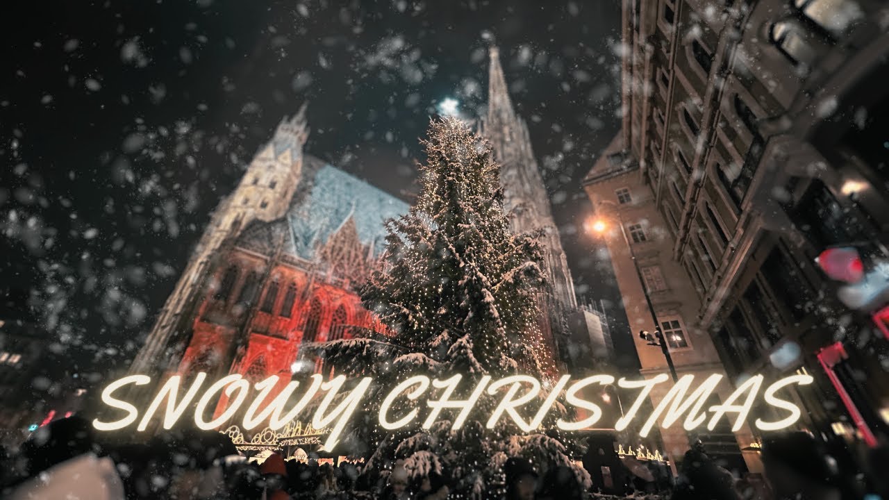 Vienna SNOW Christmas Walking Tour , Best Christmas Market Tour in Snow ...