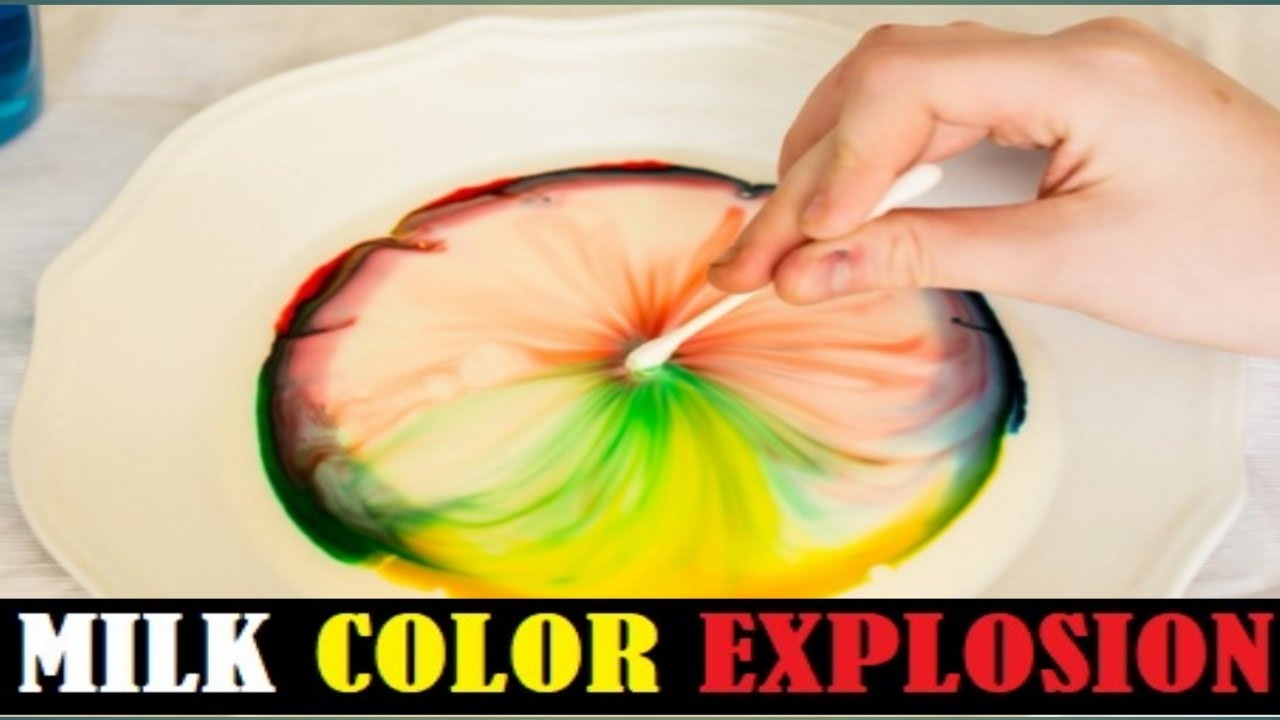 Milk Color Explosion By Ashi - YouTube