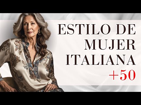 ¿Cómo VESTIRSE Como Una Mujer Italiana Mayor DE 50? - YouTube