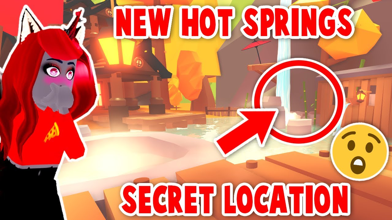 New *SECRET* Location At The Adopt Me Hot Springs! (Roblox) - YouTube