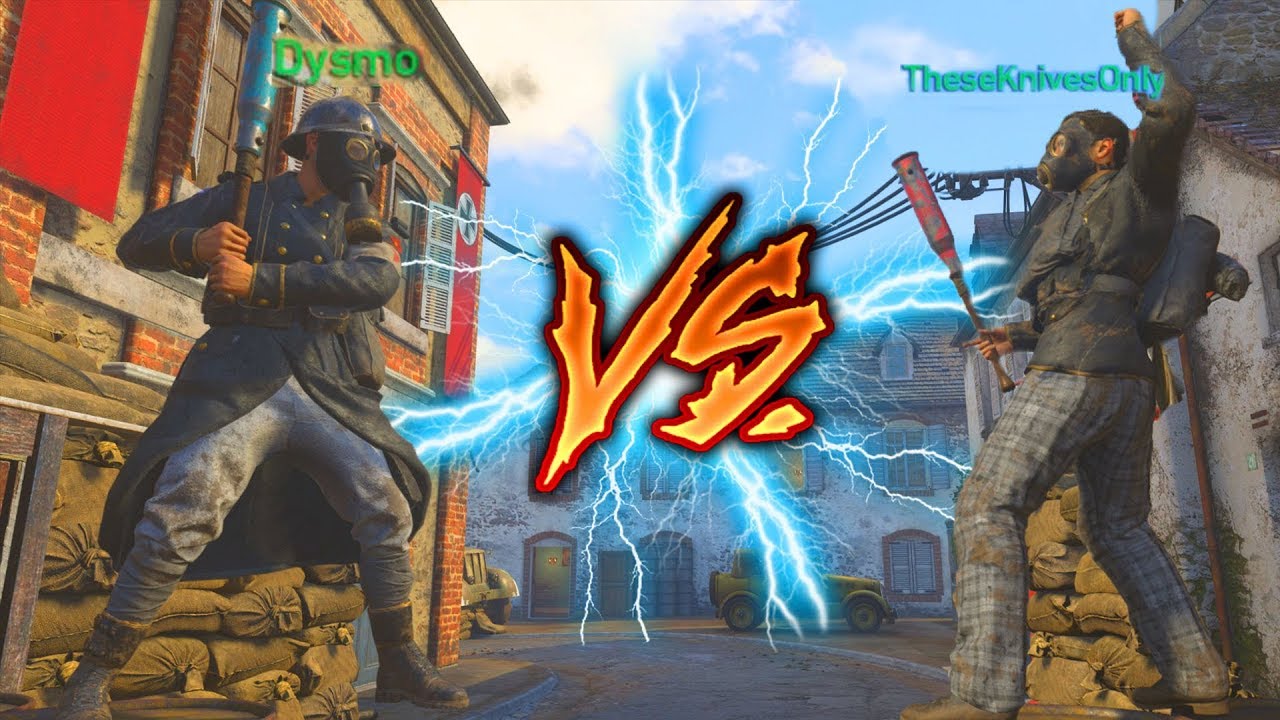 Dysmo Vs. TheseKnivesOnly! - COD WW2 MELEE ONLY! (Call Of Duty Funny ...