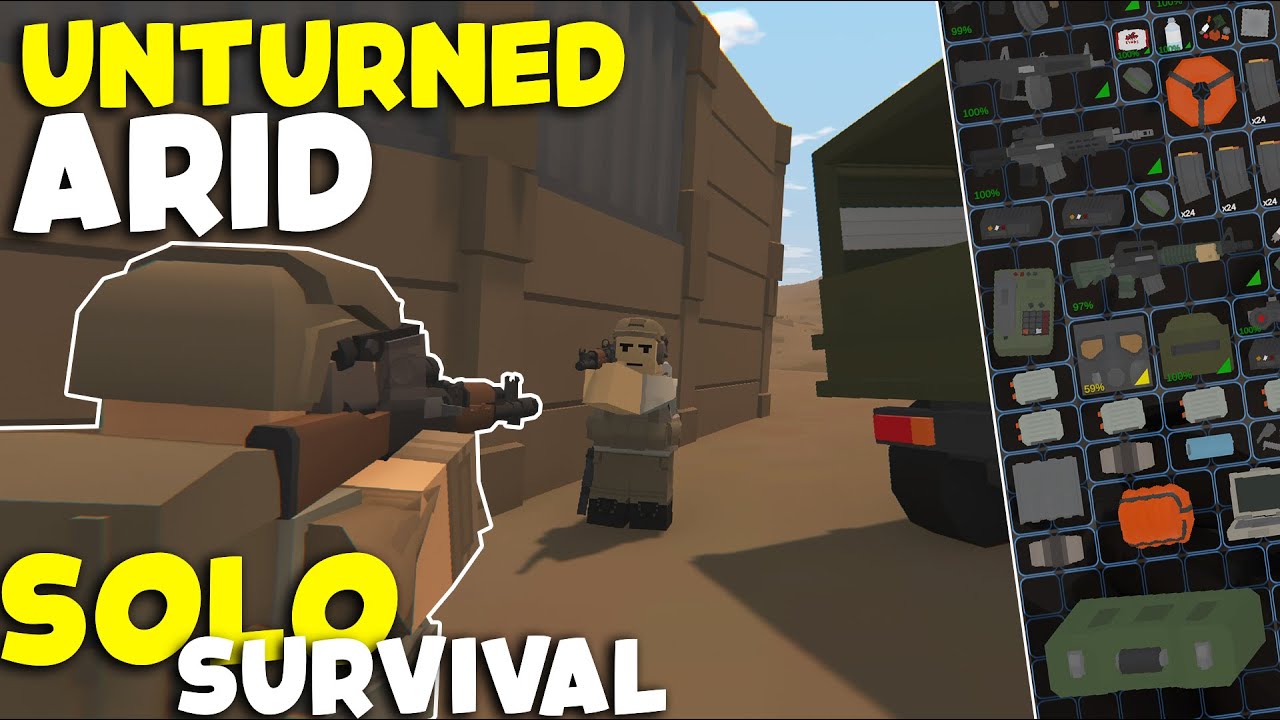 RAIDING HUGE STACKED BASE - Unturned Arid (Survival Series Ep .3) - YouTube
