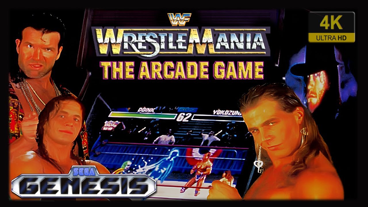 WWF WrestleMania: The Arcade Game | 4K60ᶠᵖˢ | Longplay (SEGA Genesis ...