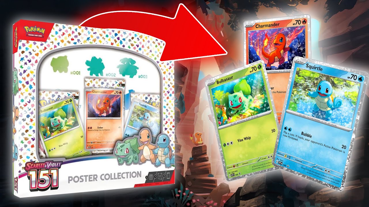 Opening the Pokemon 151 Poster Collection! - YouTube