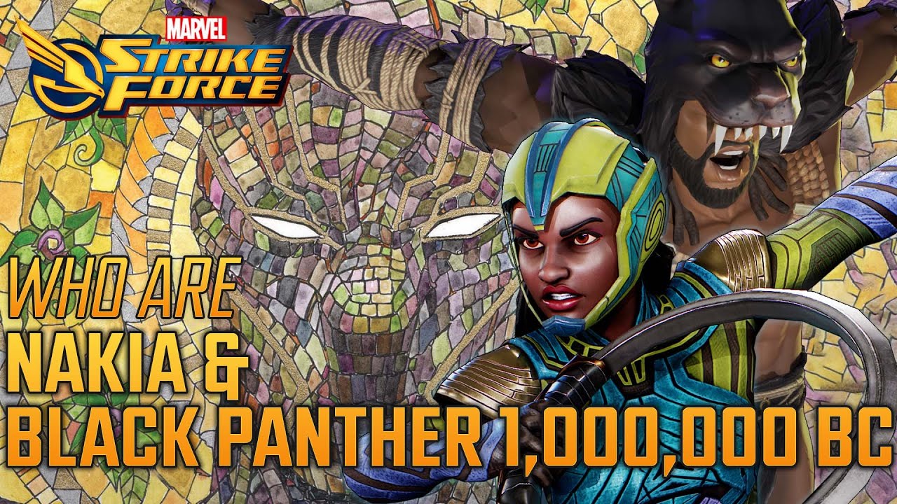 Who is Marvel's Nakia and Black Panther 1,000,000 BC? | Marvel Strike ...