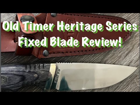 Old Timer Heritage Fixed blade review! - YouTube