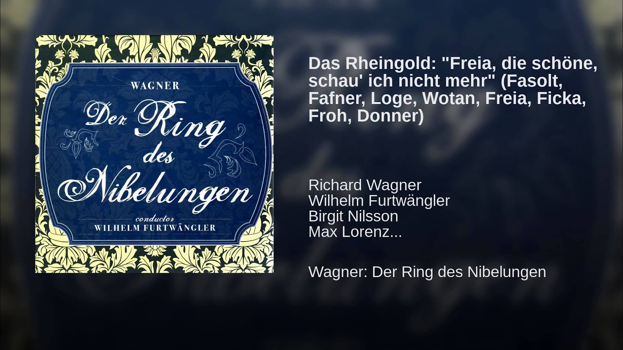 Das Rheingold: "Freia, die schöne, schau' ich nicht mehr" (Fasolt ...
