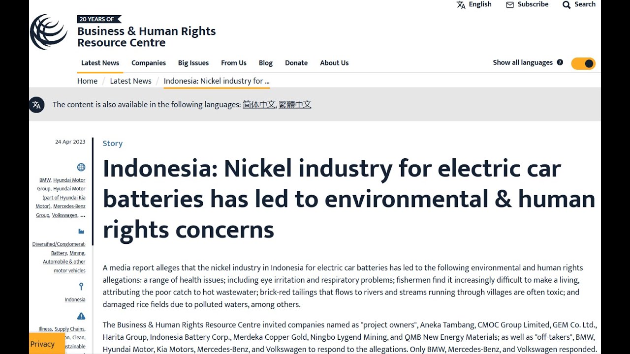 Human Rights and Environmental Due Diligence - HREDD (Bagian 1) # ...