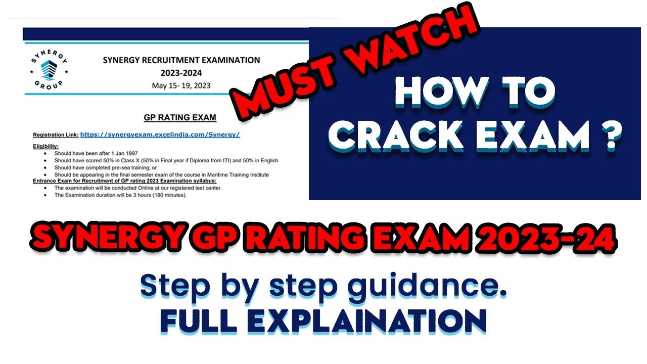Synergy GP Rating Exam: Step-by-Step Preparation Tips and Tricks| # ...