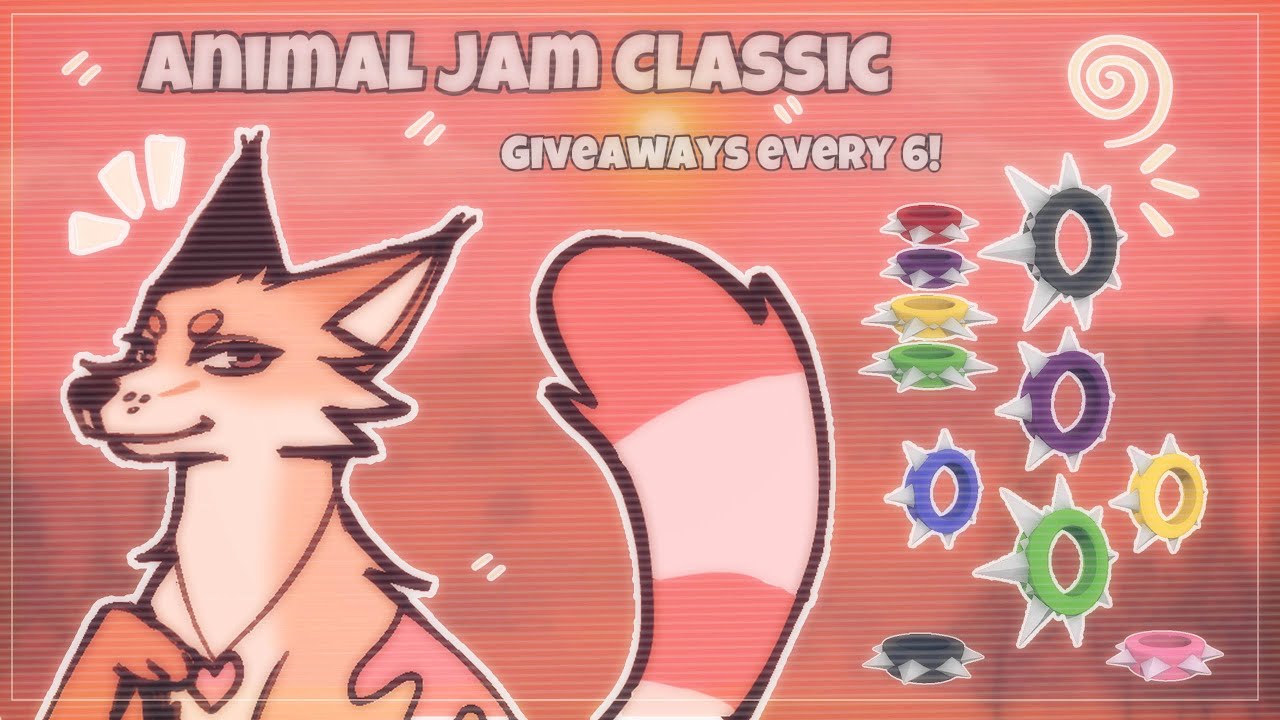 Animal Jam Classic Giveaway! Spike every 6! (Short Stream) - YouTube