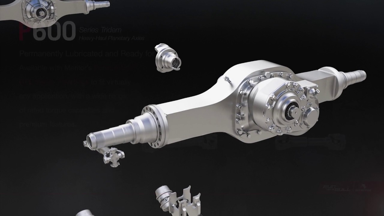 Meritor P600 Series Heavy-Haul Planetary Axle - YouTube