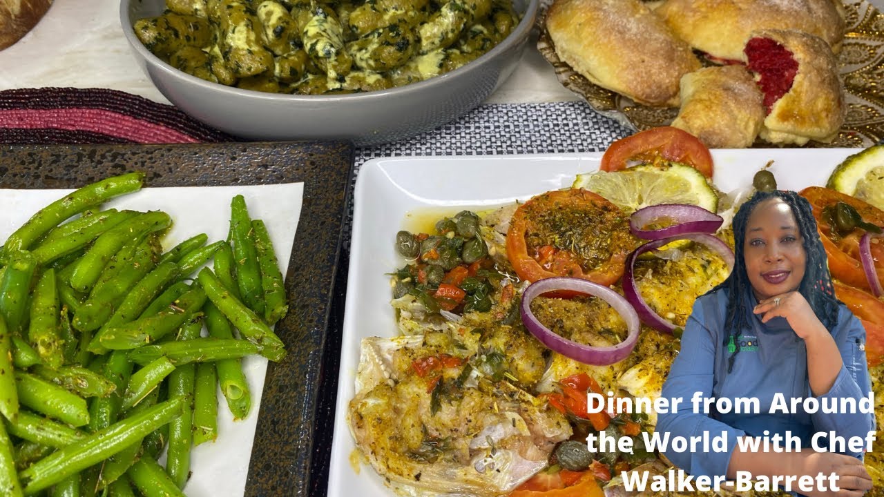 Dinner From Around the World with Chef Walker-Barrett - YouTube