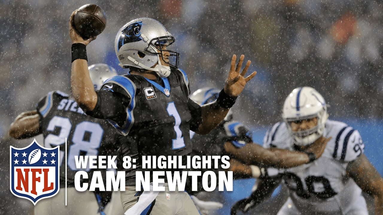 Cam Newton Highlights (Week 8) | Colts vs. Panthers | NFL - YouTube