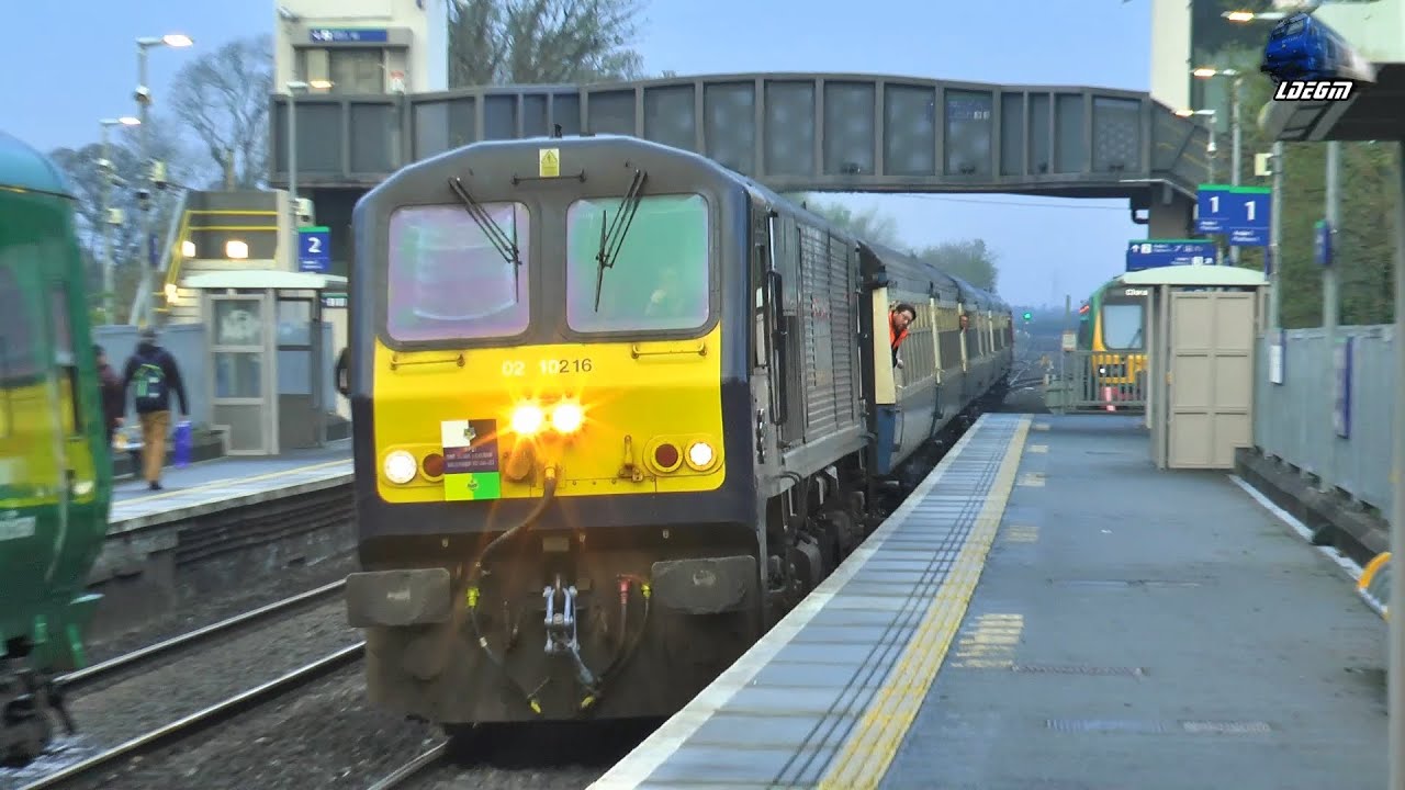 RPSI THE SLIGO LEITRIM RAILTOUR Train in Clonsilla Station - 22 April ...