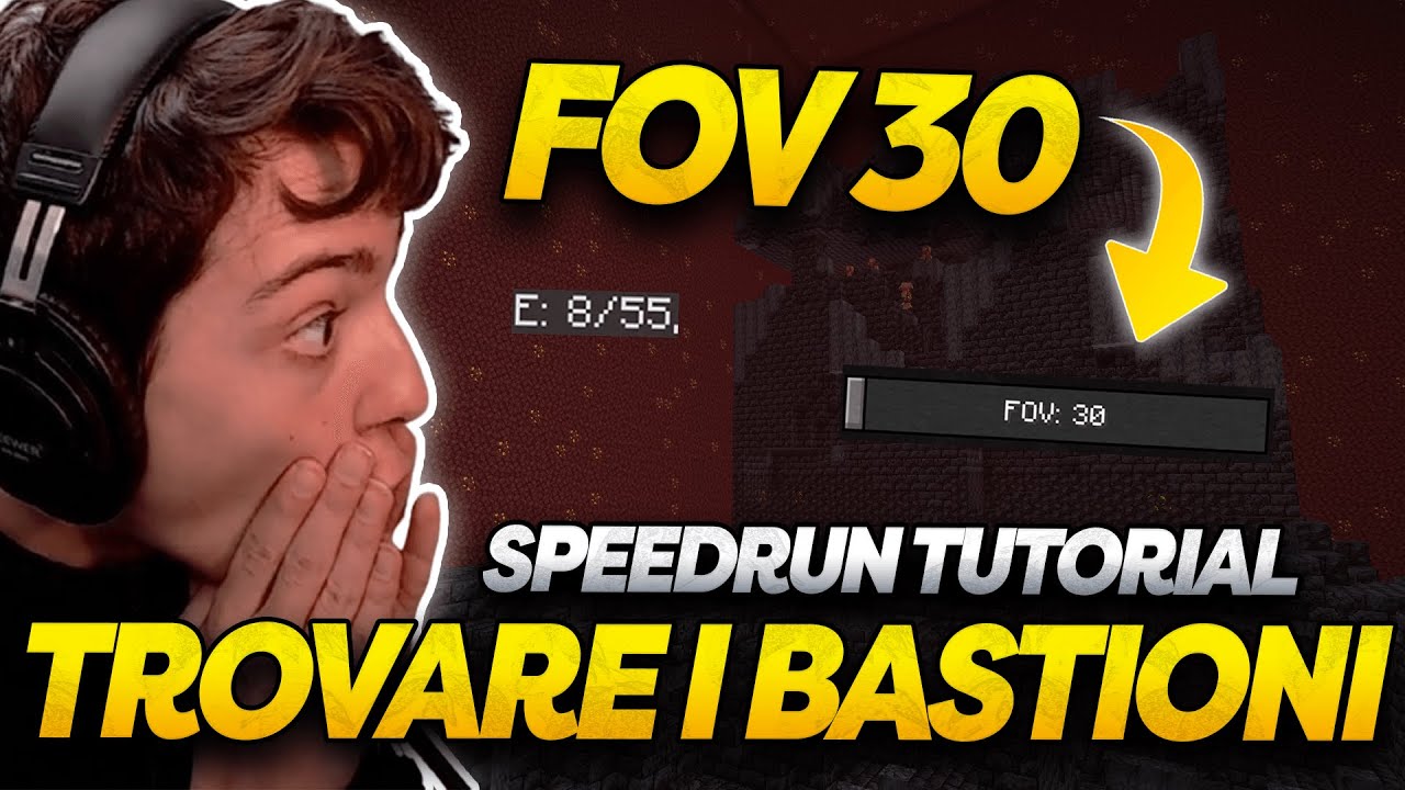 COME TROVARE I BASTIONI CON IL FOV 30 NELLE SPEEDRUN DI MINECRAFT ...