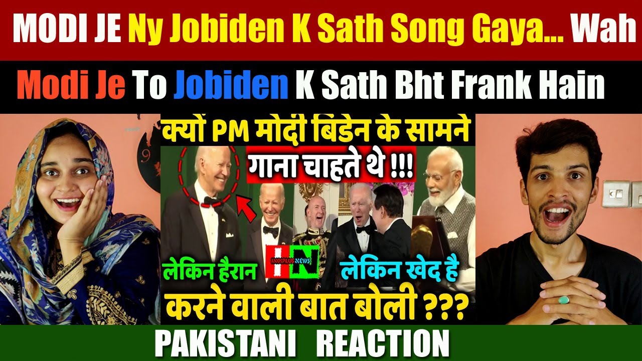 Pak Reacts PM Modi Sing A Song For American President Biden In State ...