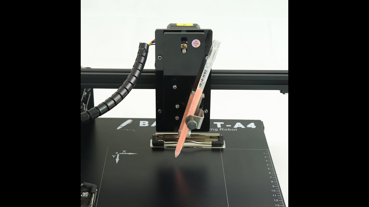 Bachin Draw T-A4 Simple tutorial writing /drawing machine(Part 1) - YouTube