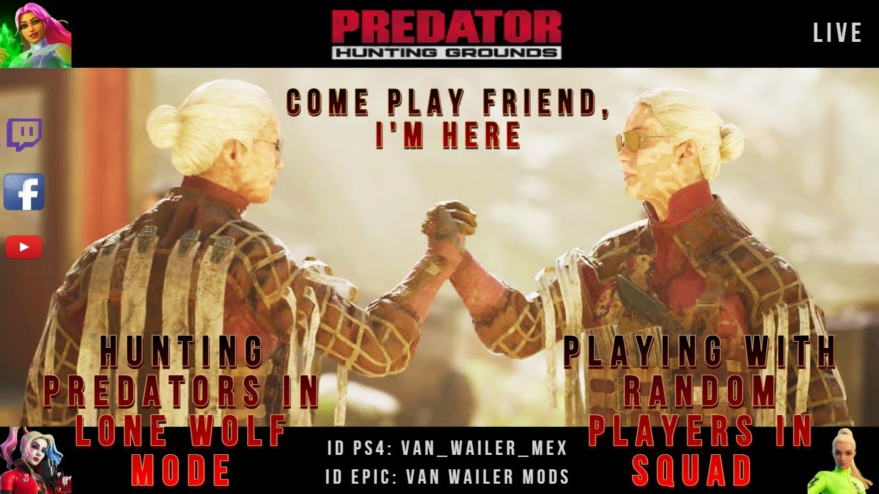 De Regreso a Predator Con Amigos o Personas Random - YouTube