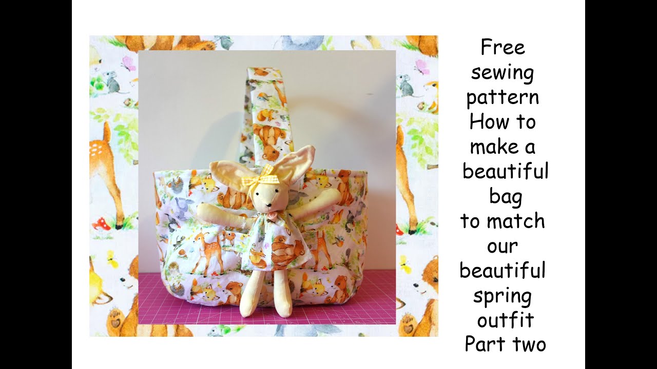 Free sewing pattern. How to make the bag for our beautiful spring ...