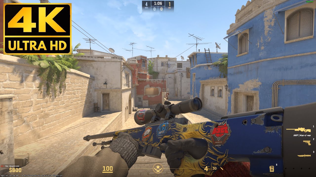 Counter Strike 2 Gameplay 4K (No Commentary) - YouTube