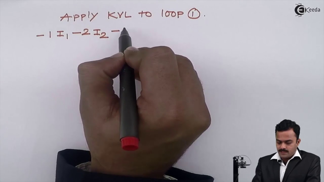 Problem on KVL and KCL - DC Circuits - Basic Electrical Engineering - YouTube
