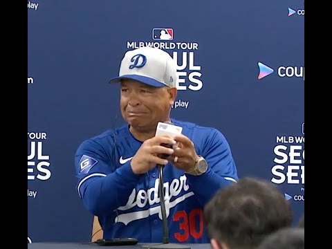 Otani, Betts, Freeman Dodgers Korea Press Conference Bloopers - YouTube