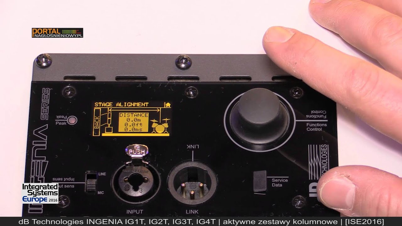 dB Technologies INGENIA IG1T IG2T IG3T IG4T - mocne aktywne zestawy ...