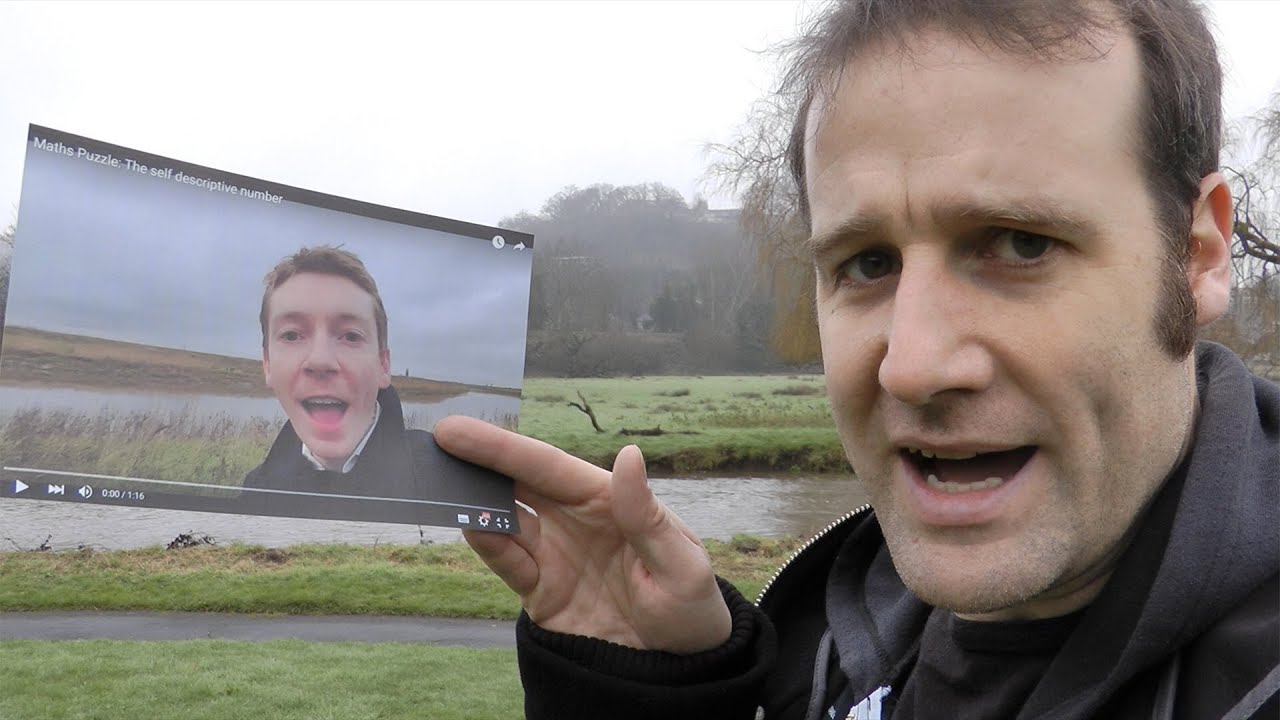 James Grime's Maths Puzzle: The self descriptive number - YouTube