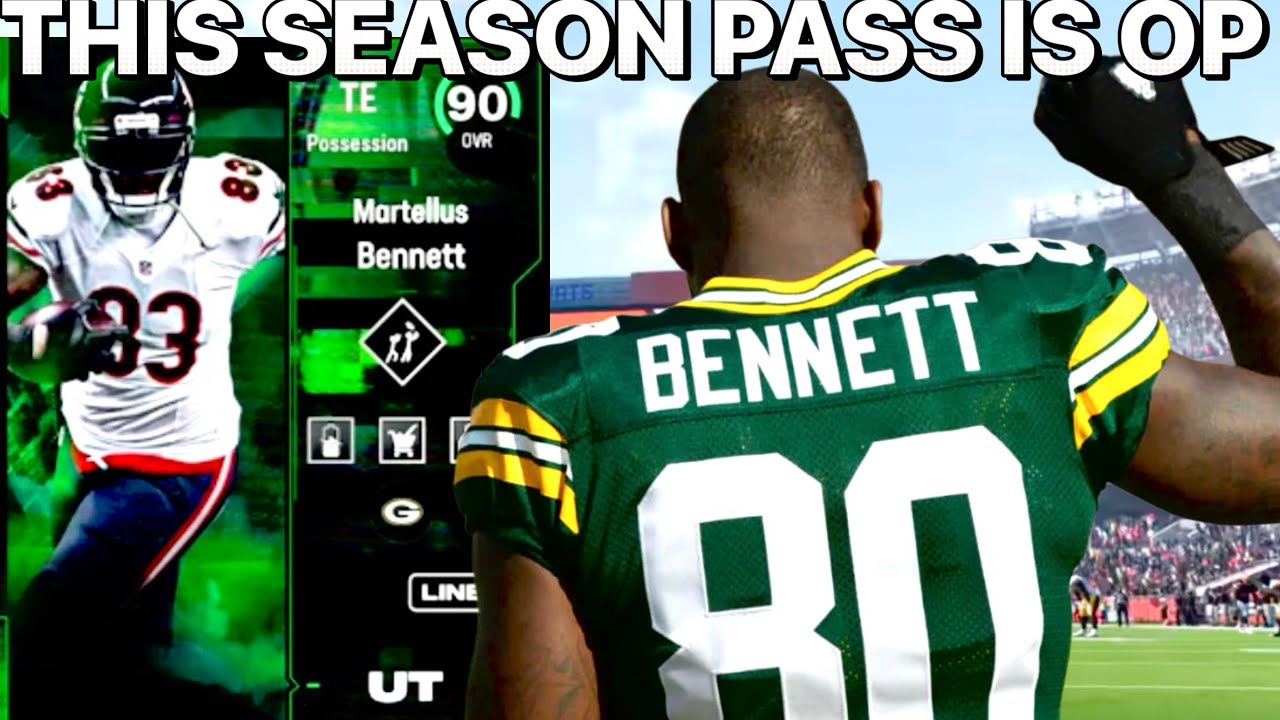 FREE SEASON PASS MARTELLUS BENNETT IS UNSTOPPABLE MADDEN 25 - YouTube