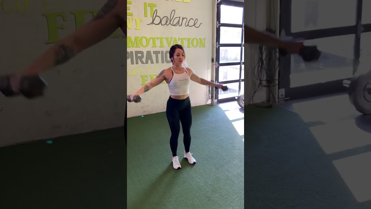 Lateral shoulder raises - YouTube