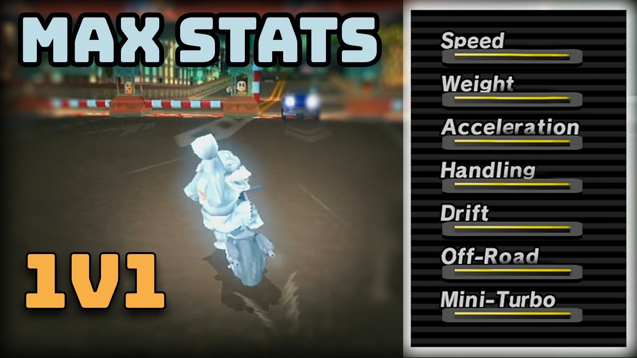 Mario Kart Wii - MAX STATS 1V1 - NMeade vs TWD98 - YouTube
