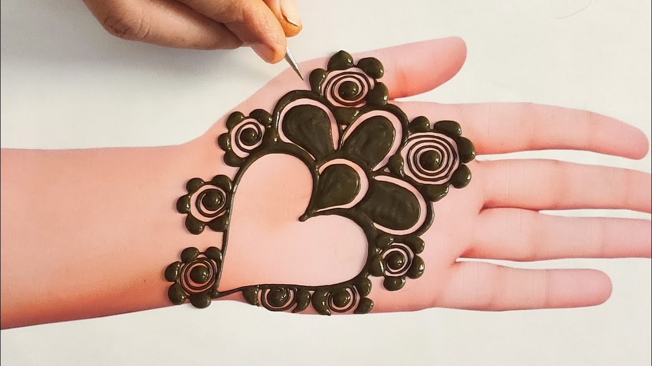 Eid ki mehndi design | eid special henna design | dil wali mehndi ...