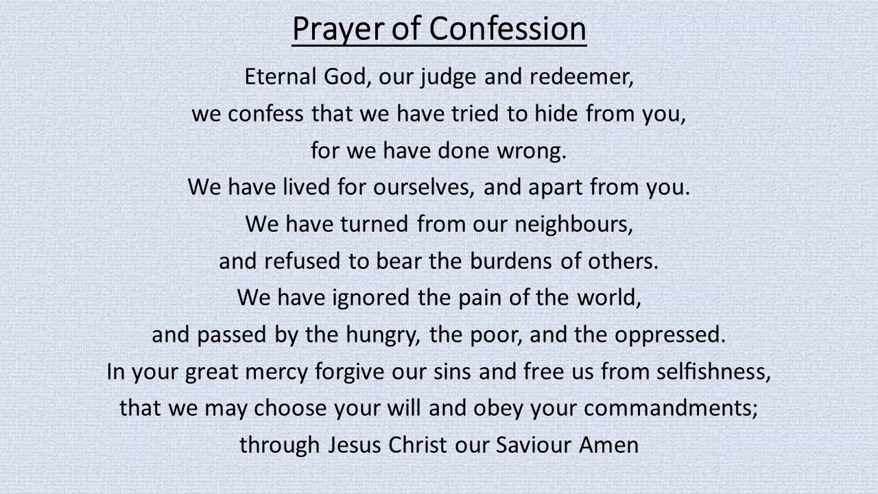 07 20200524 Prayer of Confession - YouTube
