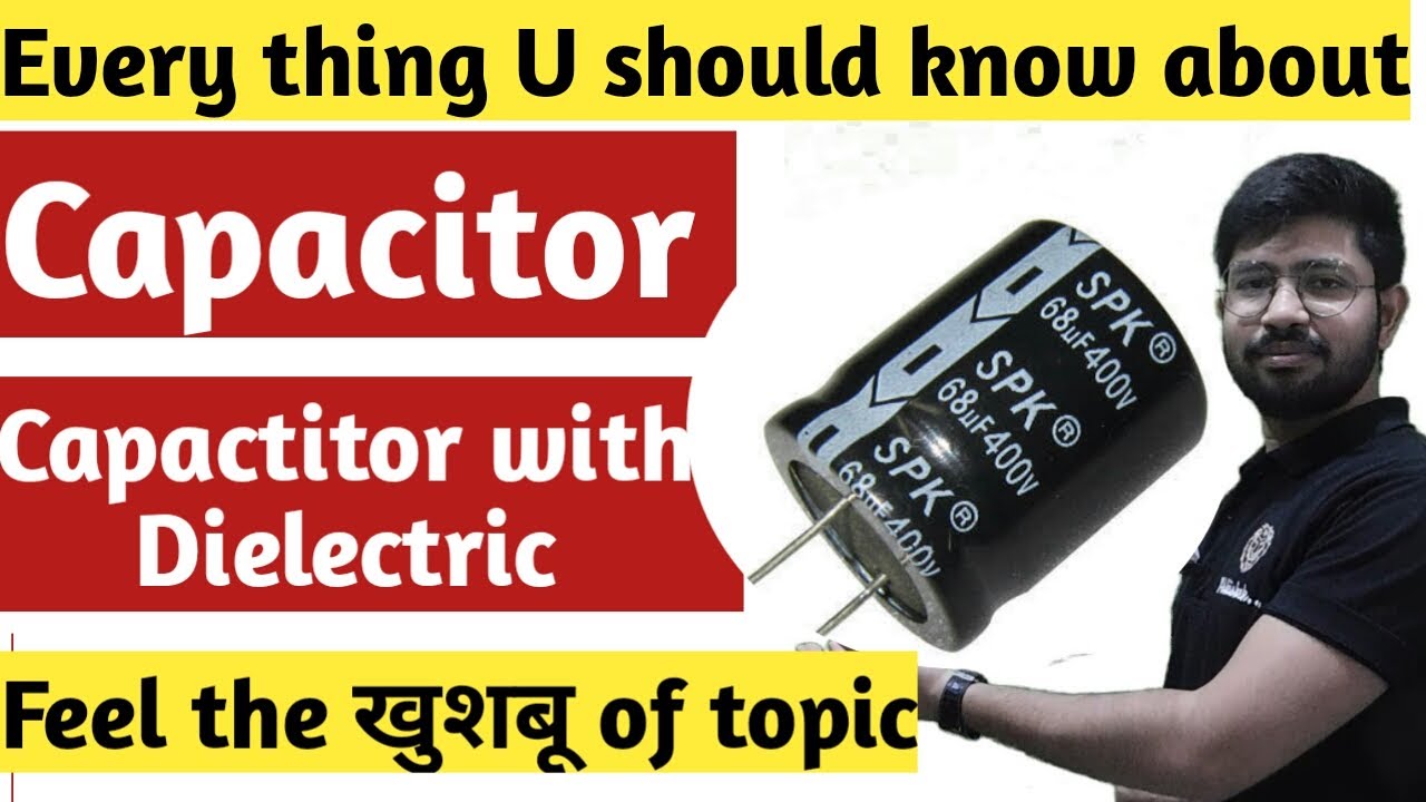 Capacitor ||Capacitance of parallel plate capacitor partially filled ...