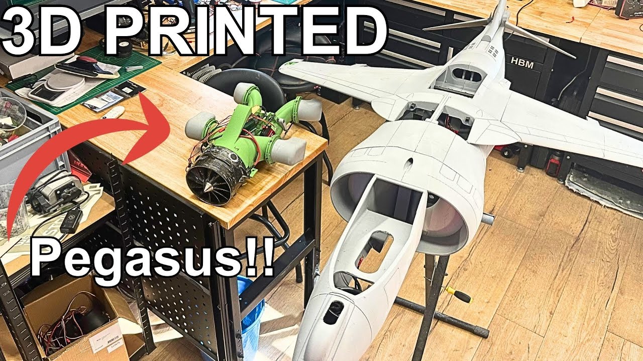 RC Harrier VTOL JET, The Jumpjet Build By Joel Vlashof with Scale ...