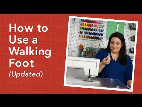How to Use a Walking Foot (Updated) - YouTube