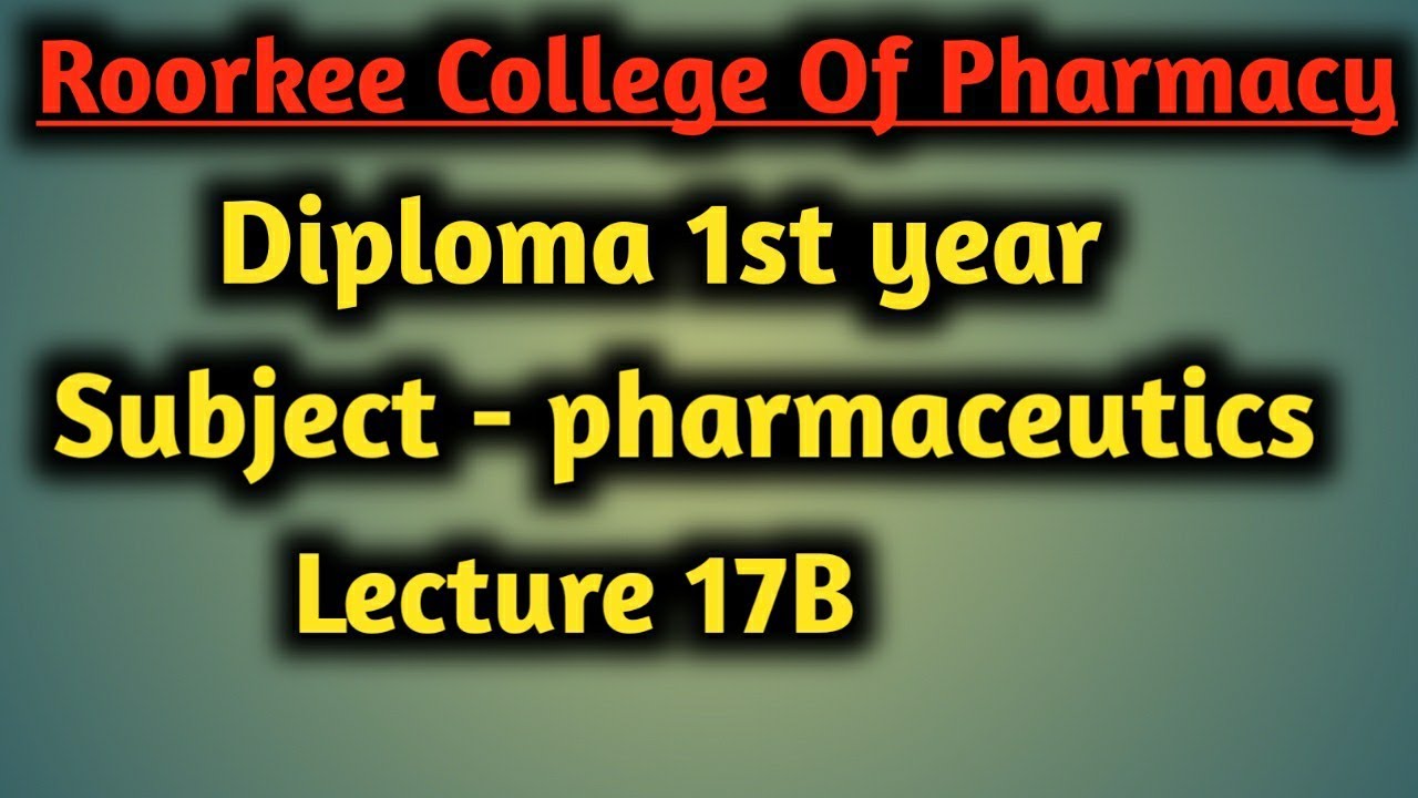 Lecture 17b Youtube