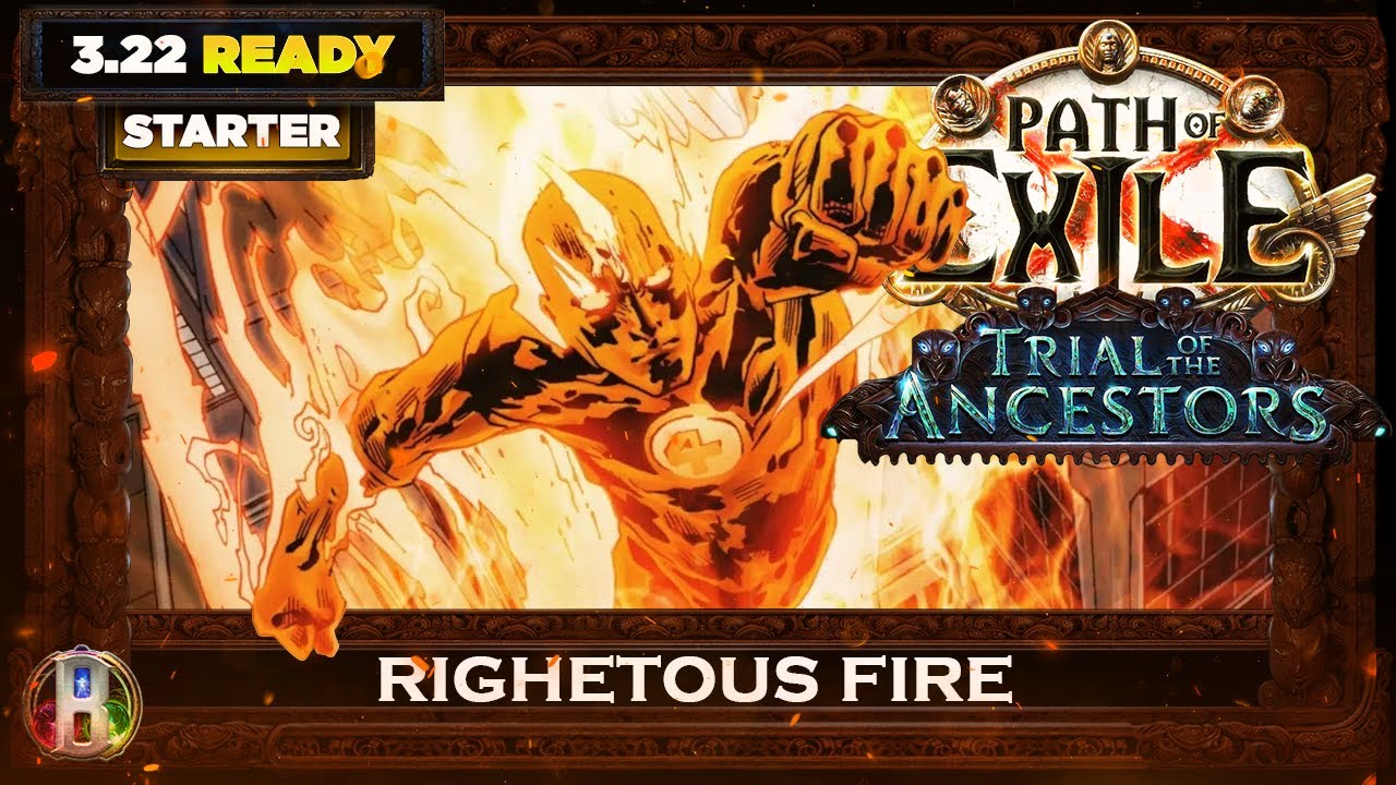 [PoE 3.22] STARTER BUILD: RIGHTEOUS FIRE JUGGERNAUT - PATH OF EXILE ...