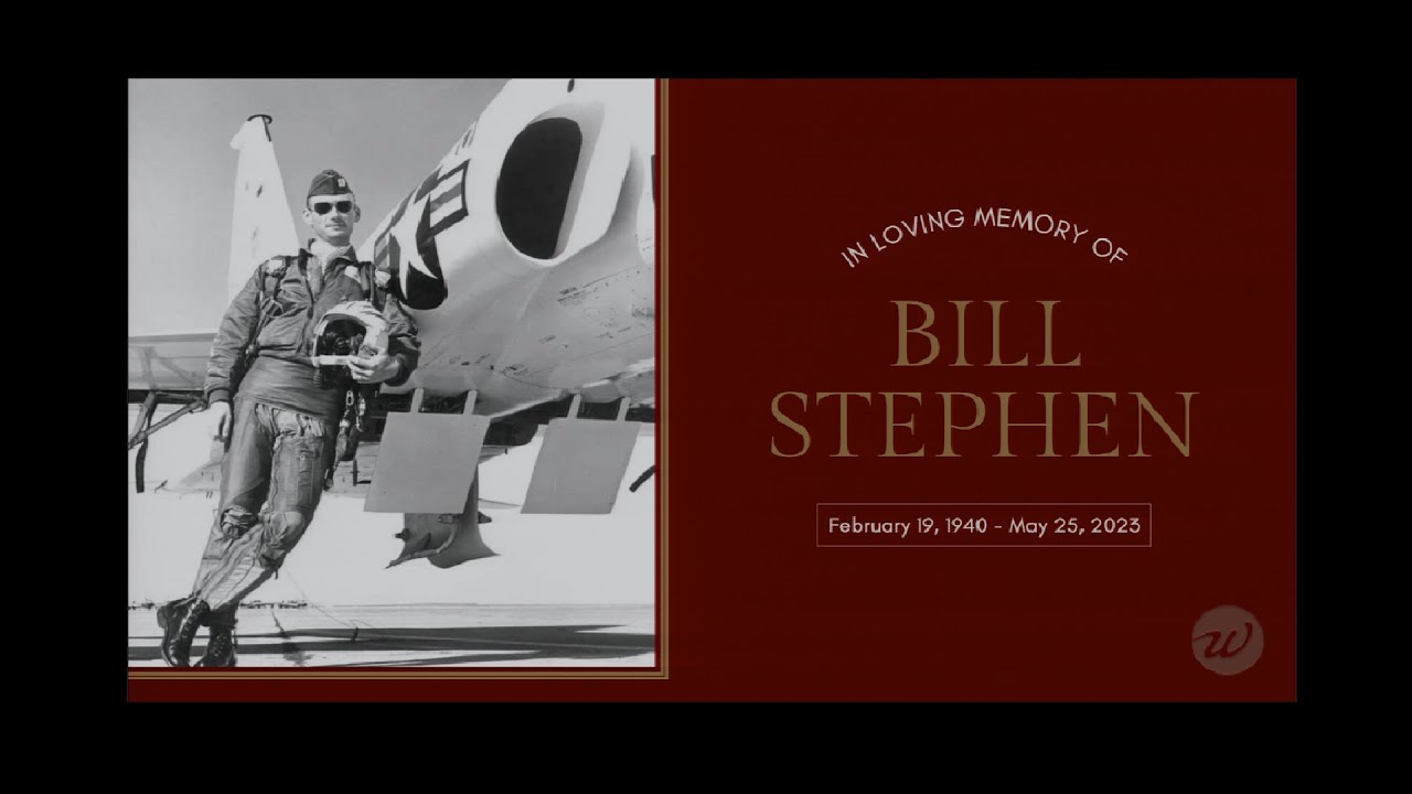 Memorial Service for Bill Stephen - YouTube