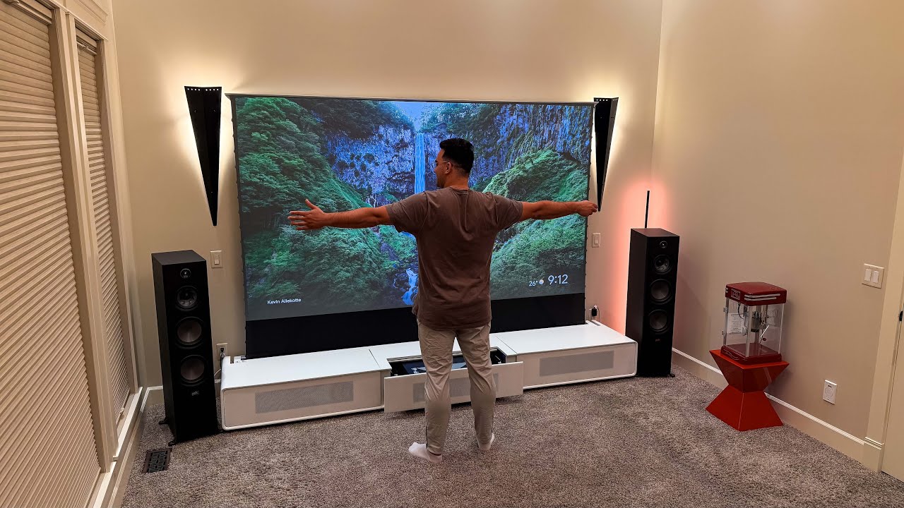 The Ultimate 4K Home Theatre | UST Projector Cabinet | Hisense PX3 Pro ...